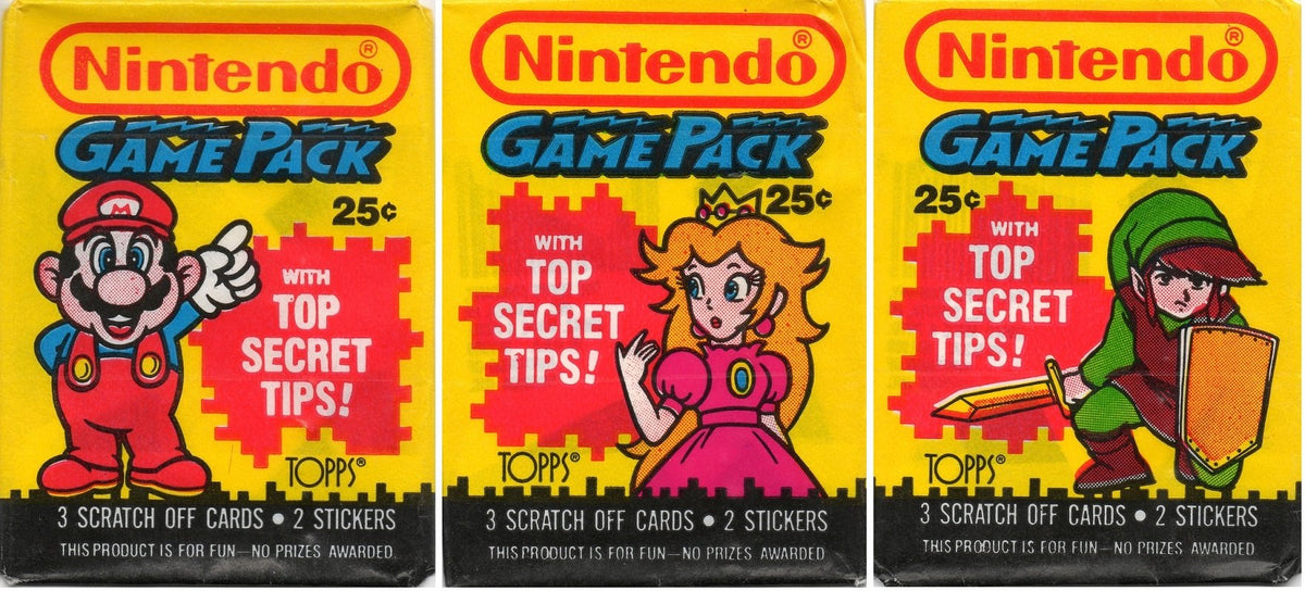 NINTENDO GAME PACK TRADING CARDS – RetroReplay