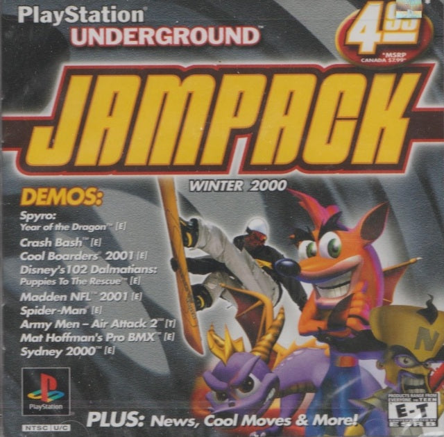 PlayStation Underground JAMPACK: Winter 2000 – RetroReplay
