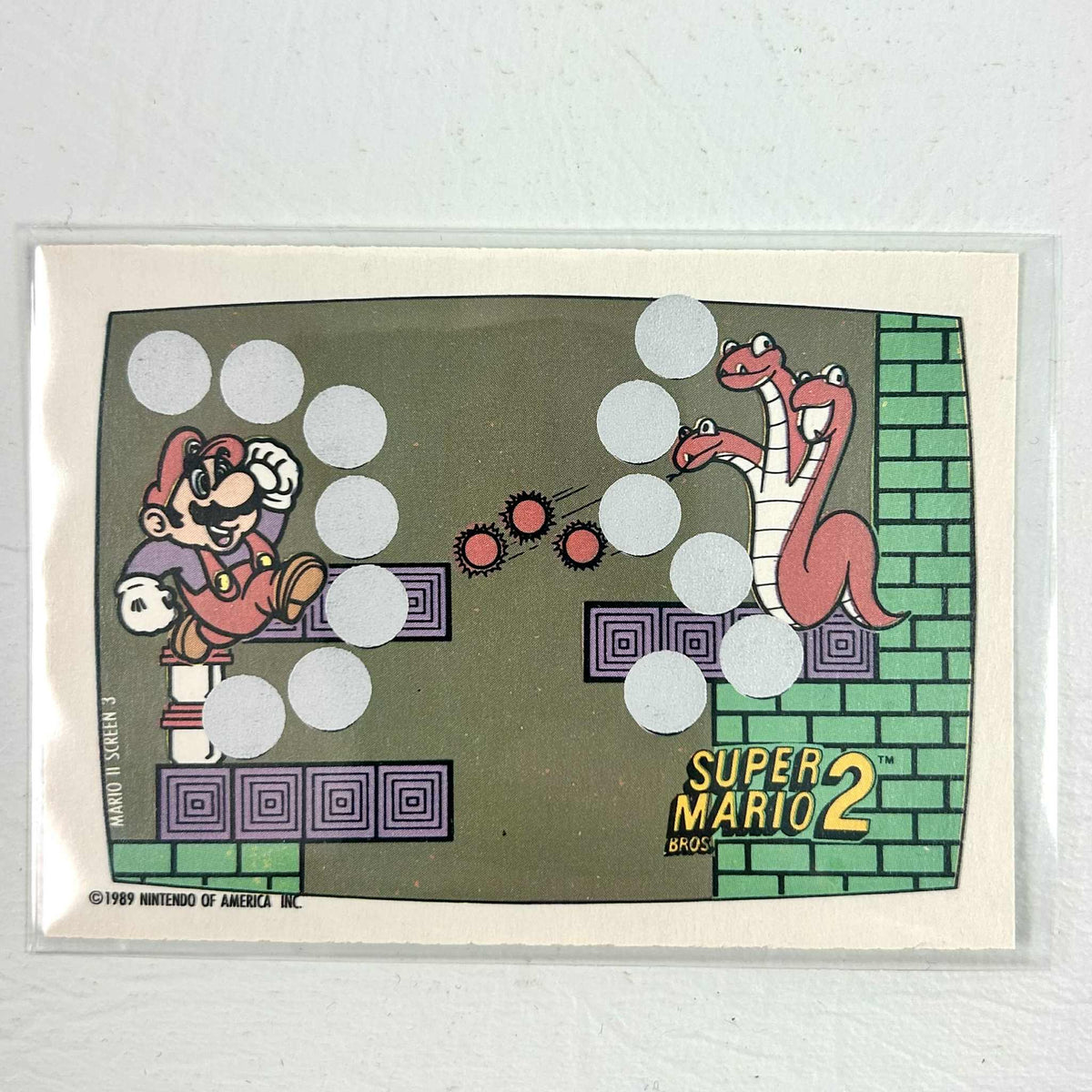Super Mario Bros. 2 - Screen 3 - OPC Nintendo Game Pack Card – RetroReplay