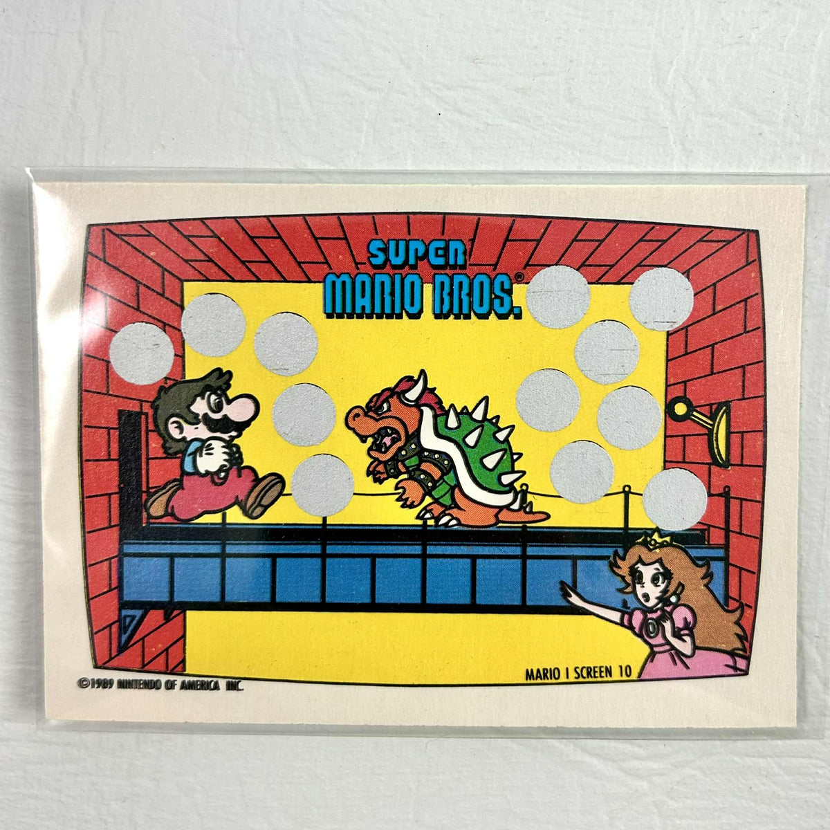 Super Mario Bros. - Screen 10 - OPC Nintendo Game Pack Card – RetroReplay