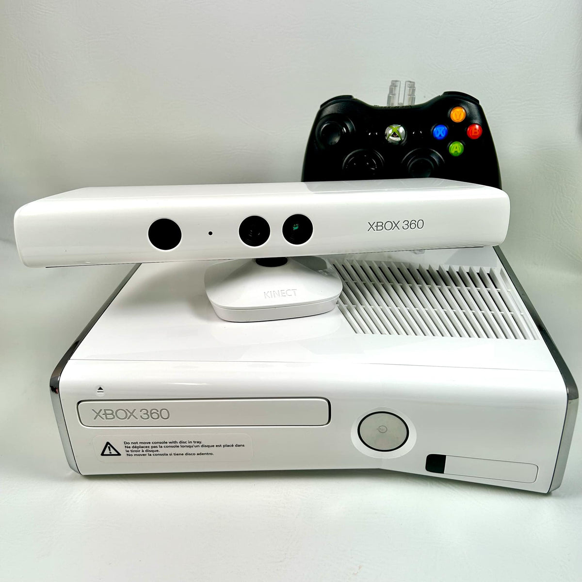 XBOX 360 S White 320GB Kinect Console Bundle – RetroReplay
