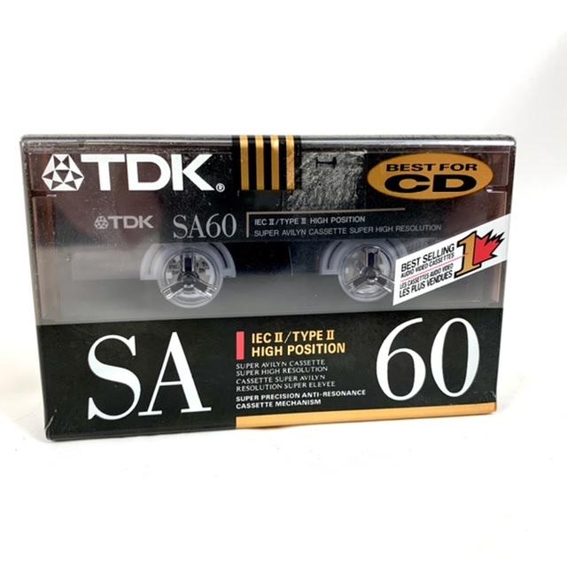 TDK SA60 Blank Cassette NEW – RetroReplay