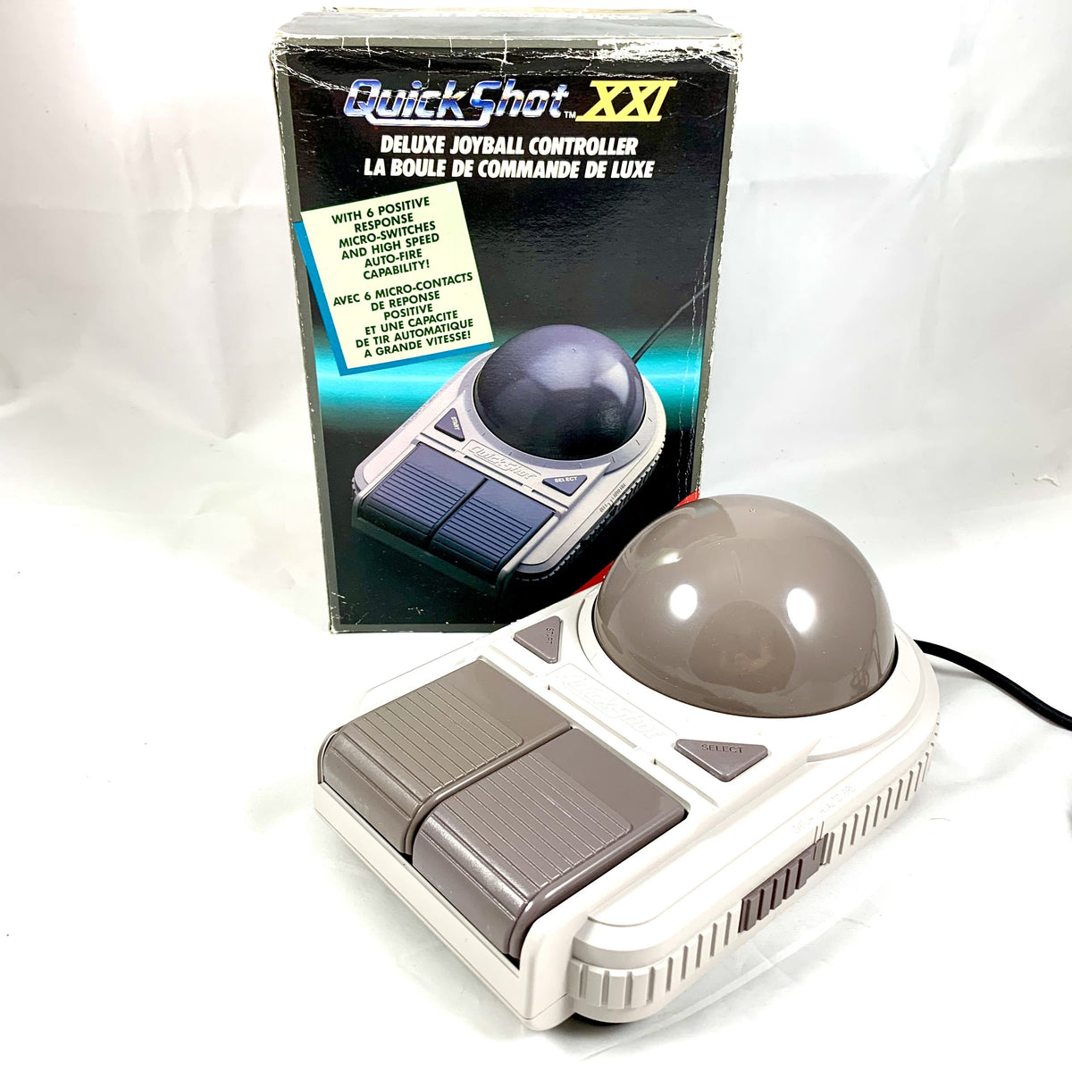 NES Quick Shot XXI Deluxe Joyball Controller – RetroReplay