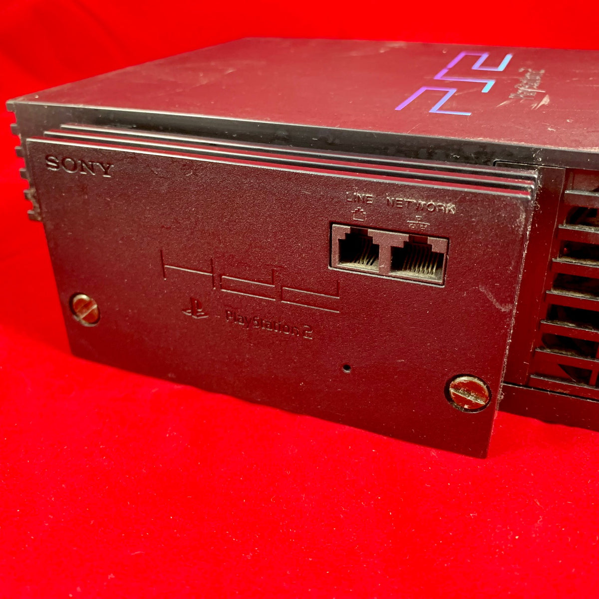 PS2 Console with Network Adapter and 40GB Hard Drive – RetroReplay