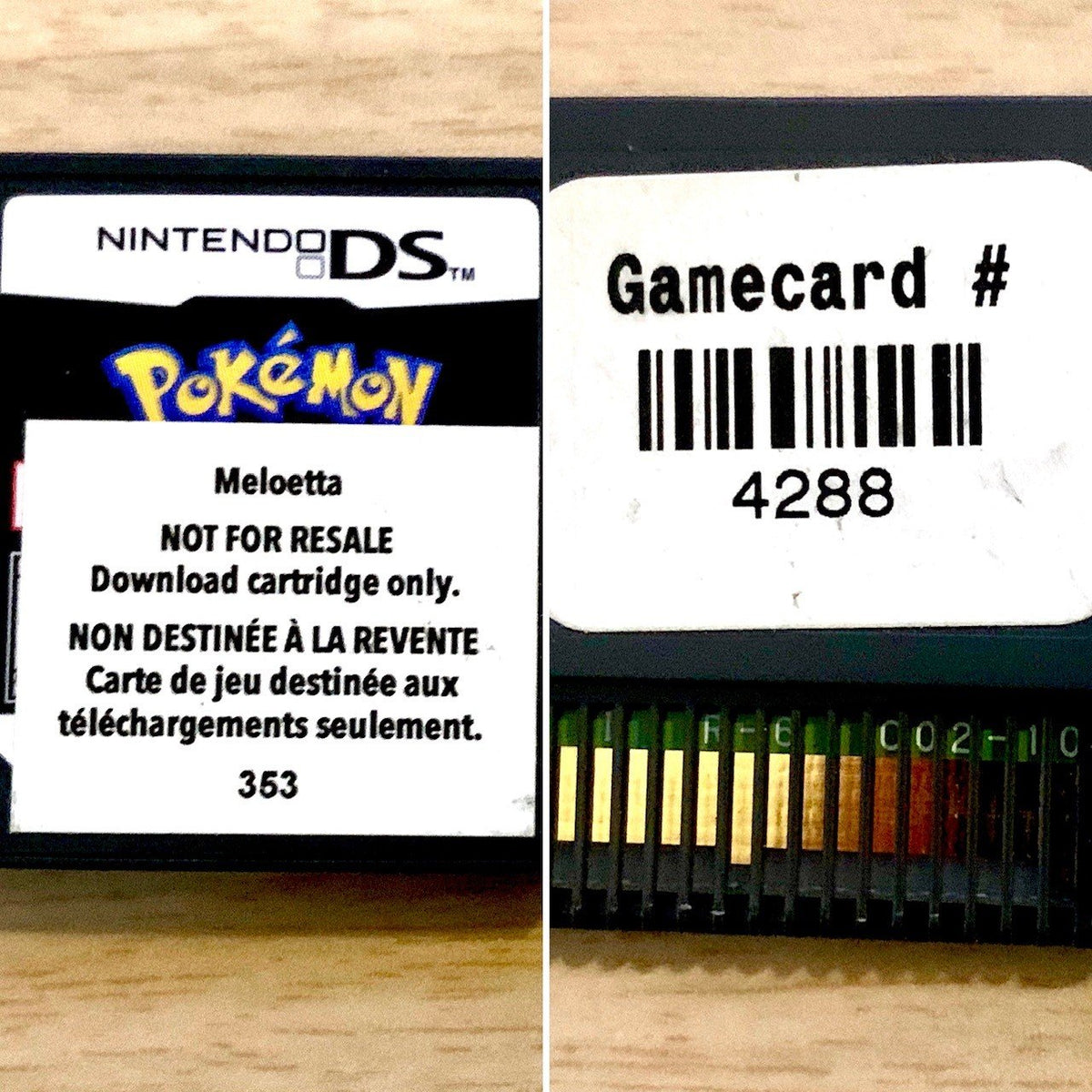 Pokemon Distribution Cartridge: Meloetta – RetroReplay