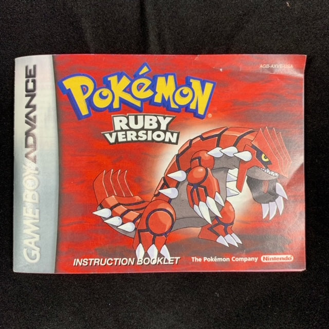 Pokemon Ruby Version - Manual – RetroReplay
