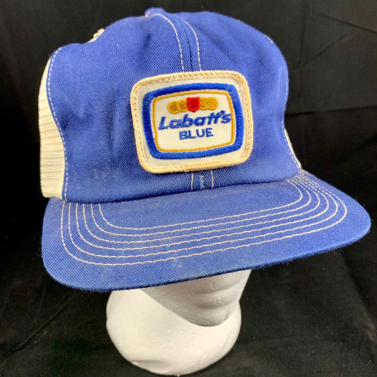 Labatt's Blue - Mesh Back Trucker Hat - 1986 – RetroReplay